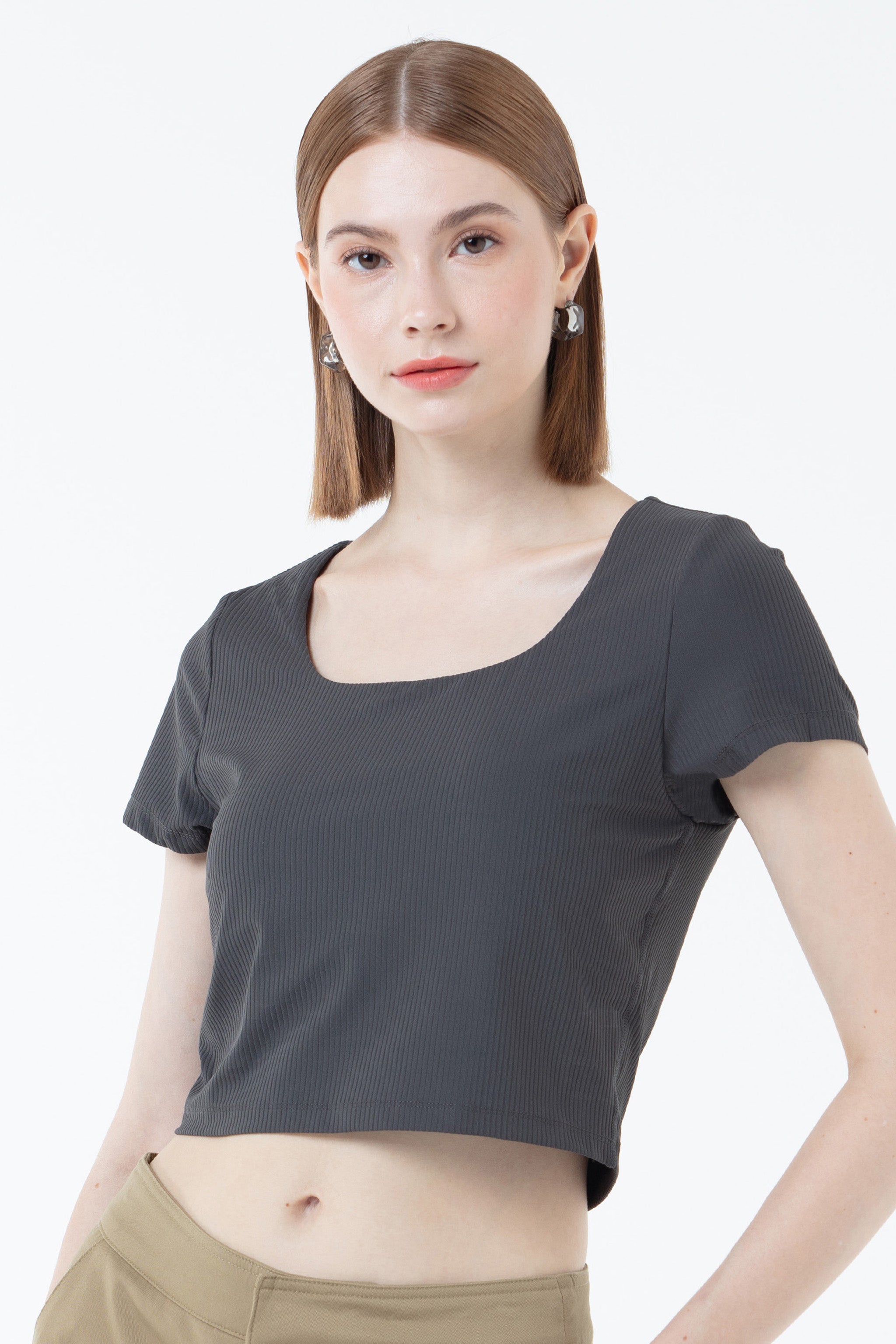Urban Square Cropped Top – K/WOODS